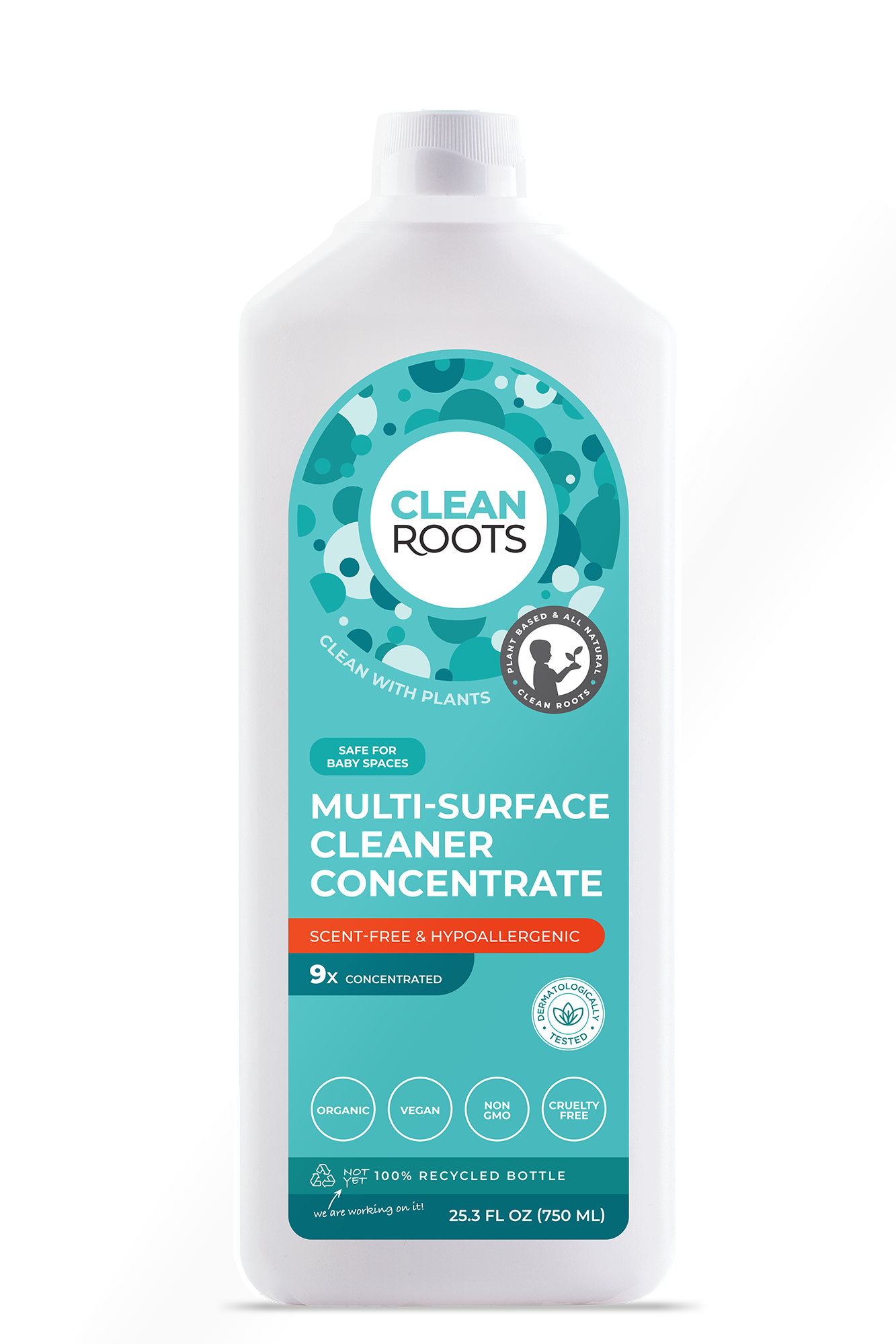 Multi-Surface Cleaner Concentrate | Safe for Baby Spaces | 25.3 fl oz – Clean Roots