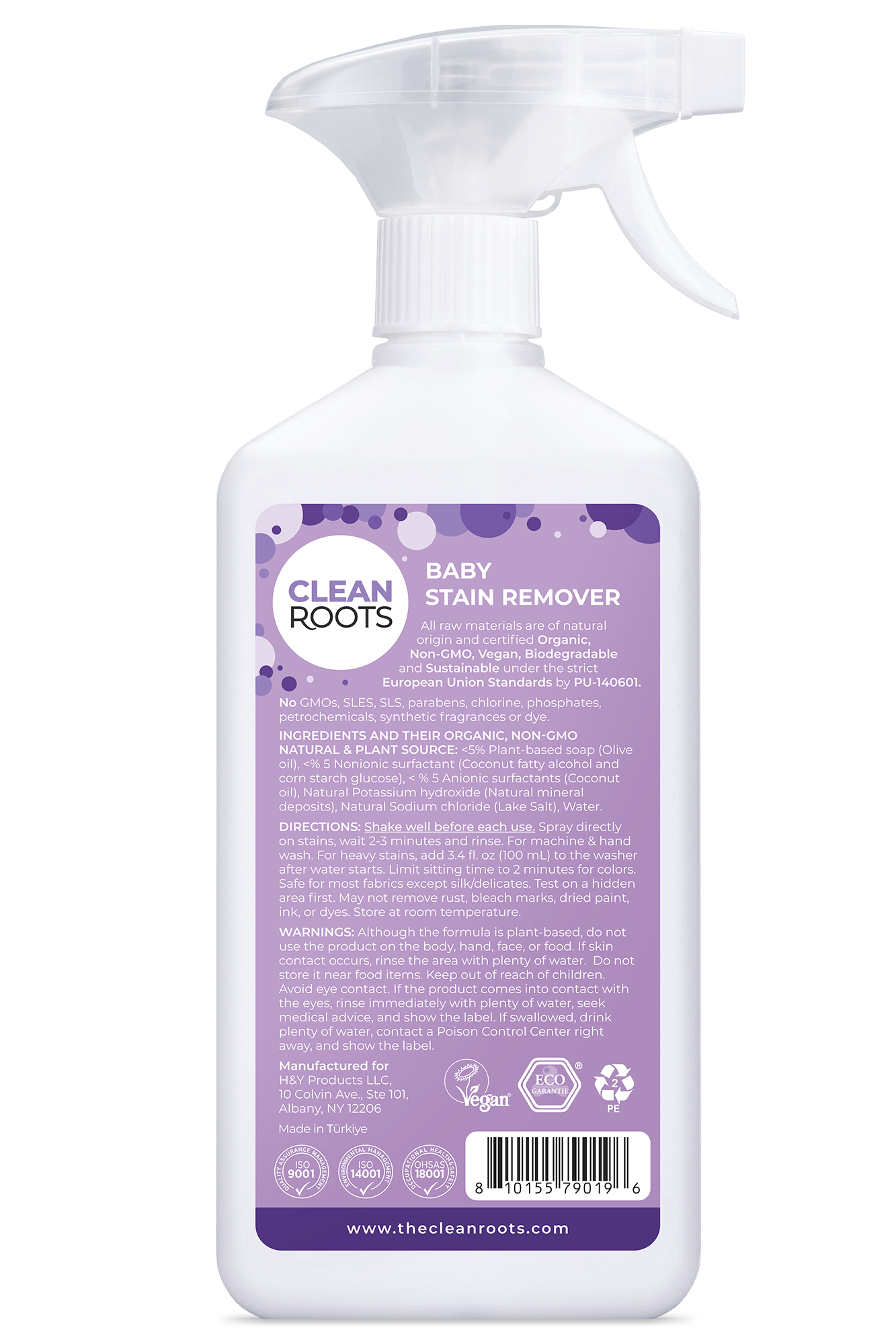 Baby Stain Remover | 16.9 fl oz (500mL) – Clean Roots